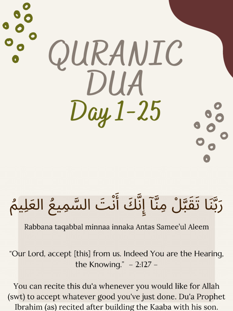 Quranic Duas | PDF