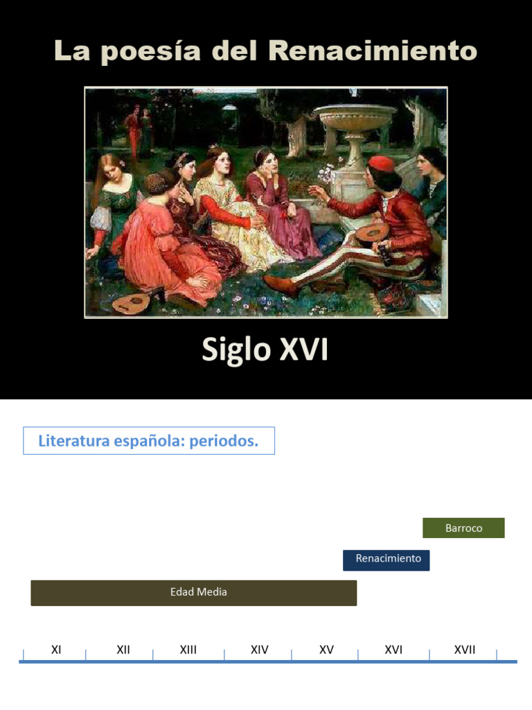 Tema3. La Poesía Del Renacimiento (Teams) | PDF | Renacimiento | Misticismo