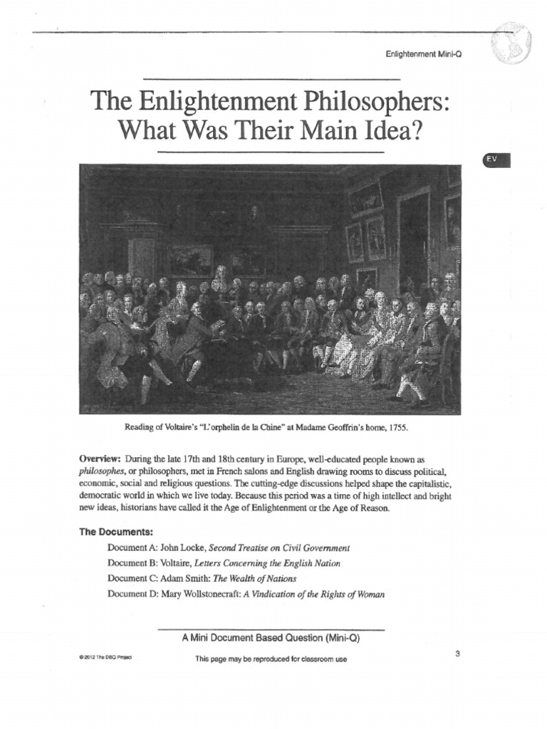 Arsal Rahman - Enlightenment DBQ | PDF