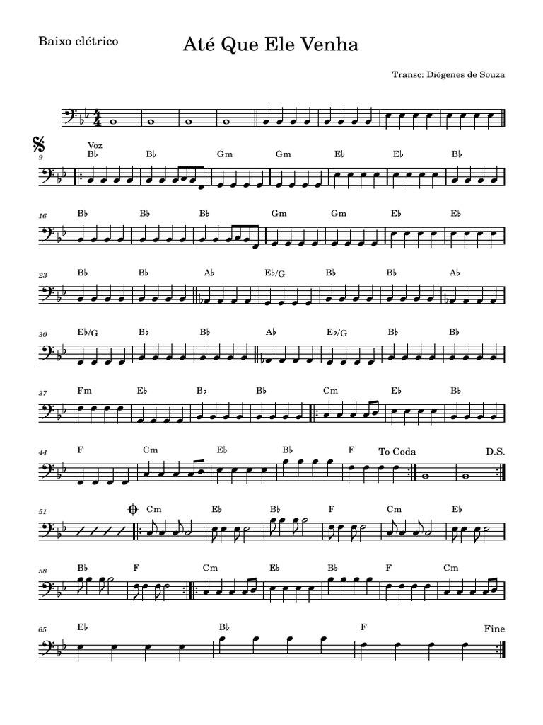 Até Que Ele Venha-Baixo - Elétrico | PDF