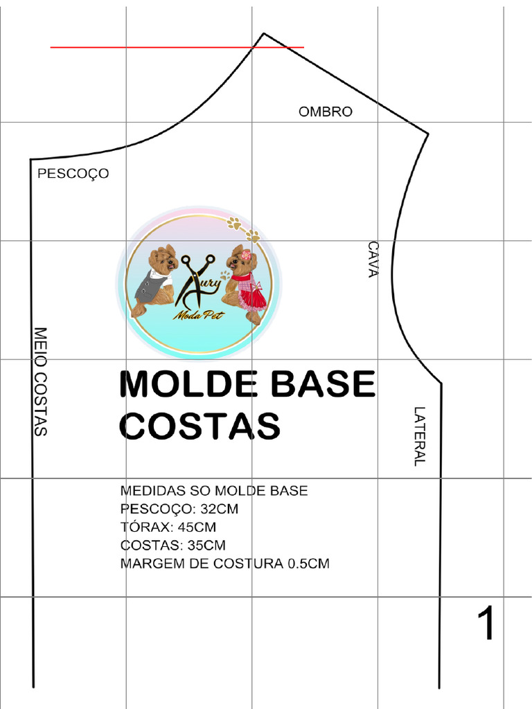 Molde Com Grade Linha e Nome | PDF