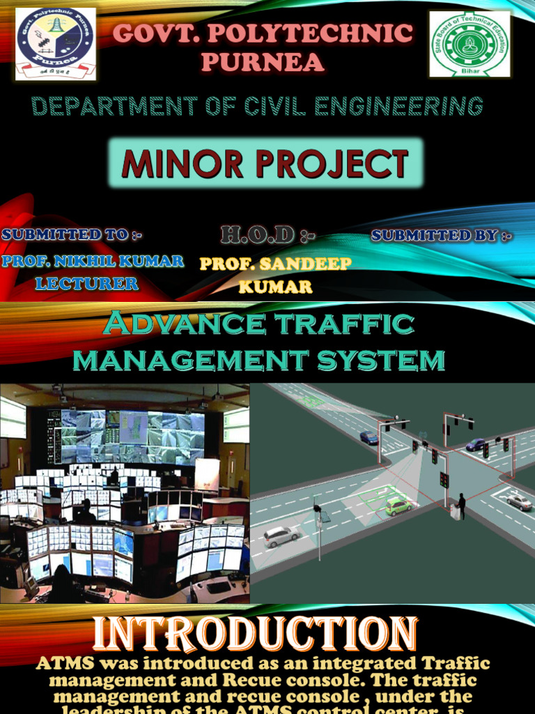 Advance Traffic Management System | PDF | Traffic | Automation