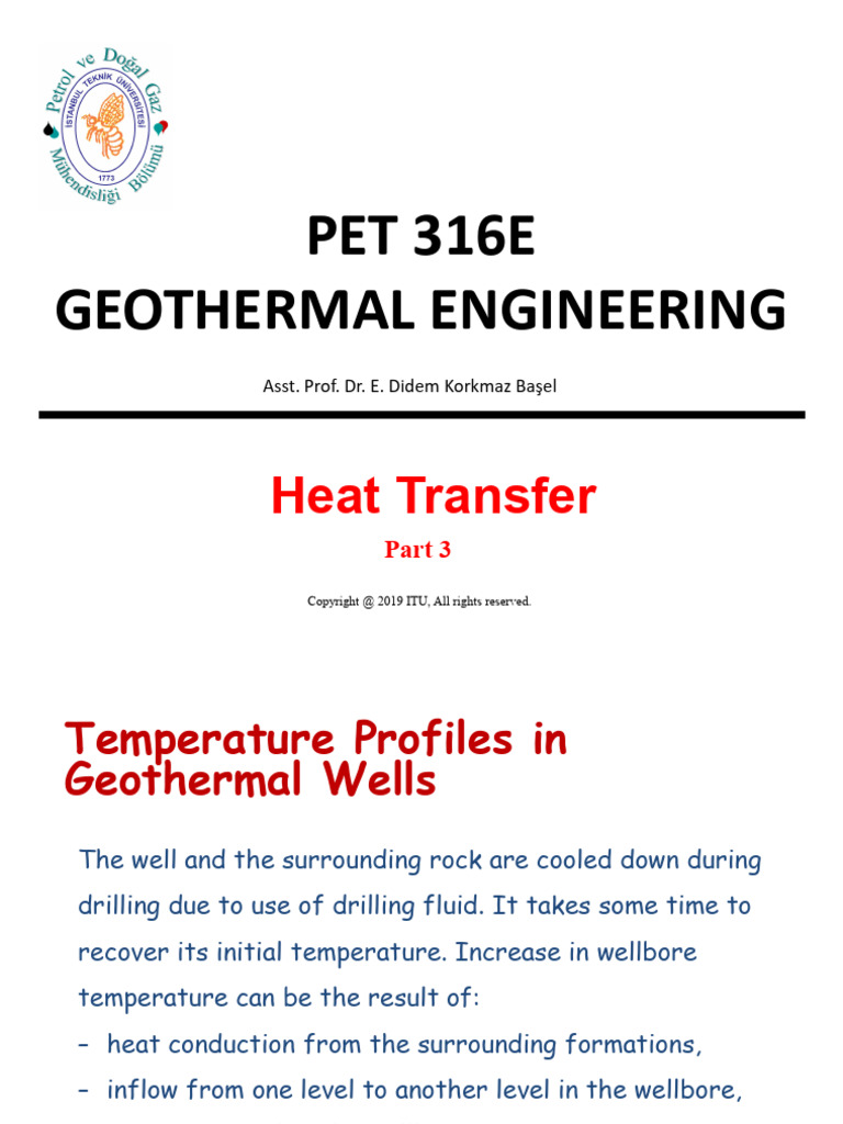 Geothermal Well Temperature Profiles | PDF | Thermal Conduction | Heat
