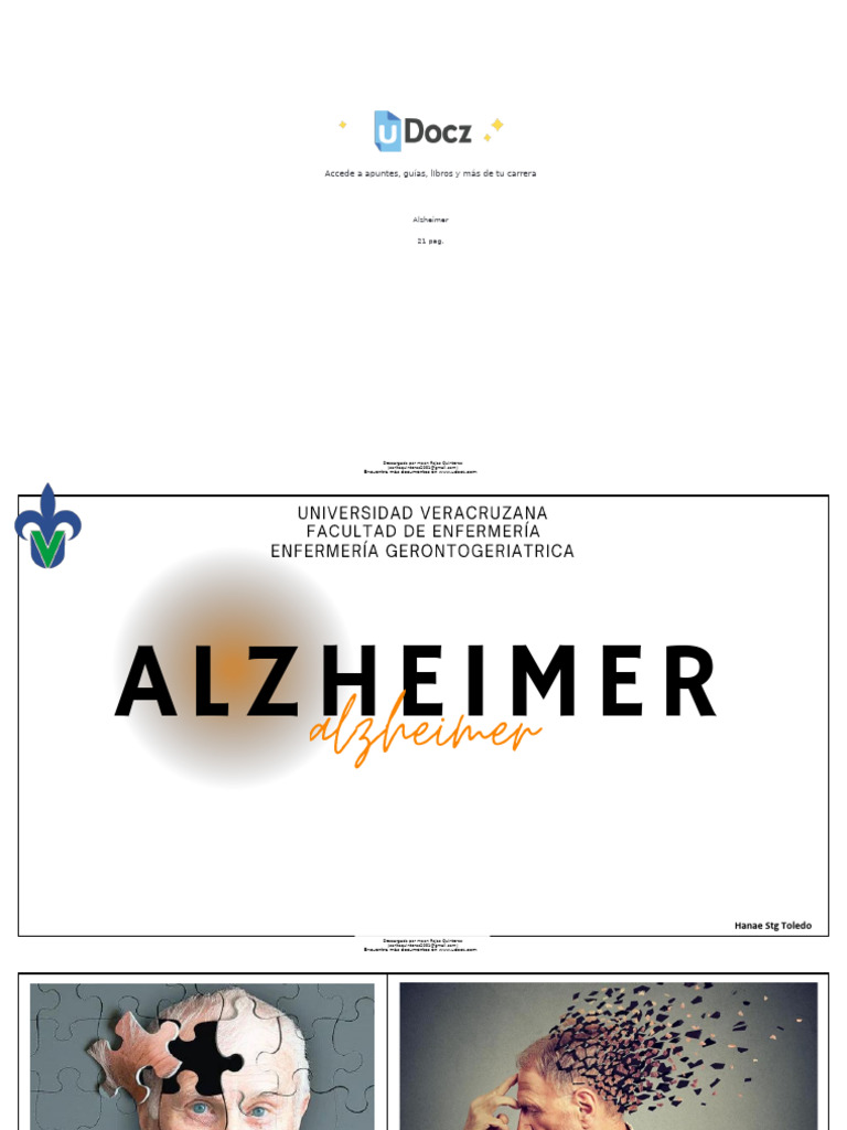 Fases y cuidados del Alzheimer | PDF | Enfermedad de Alzheimer | Demencia