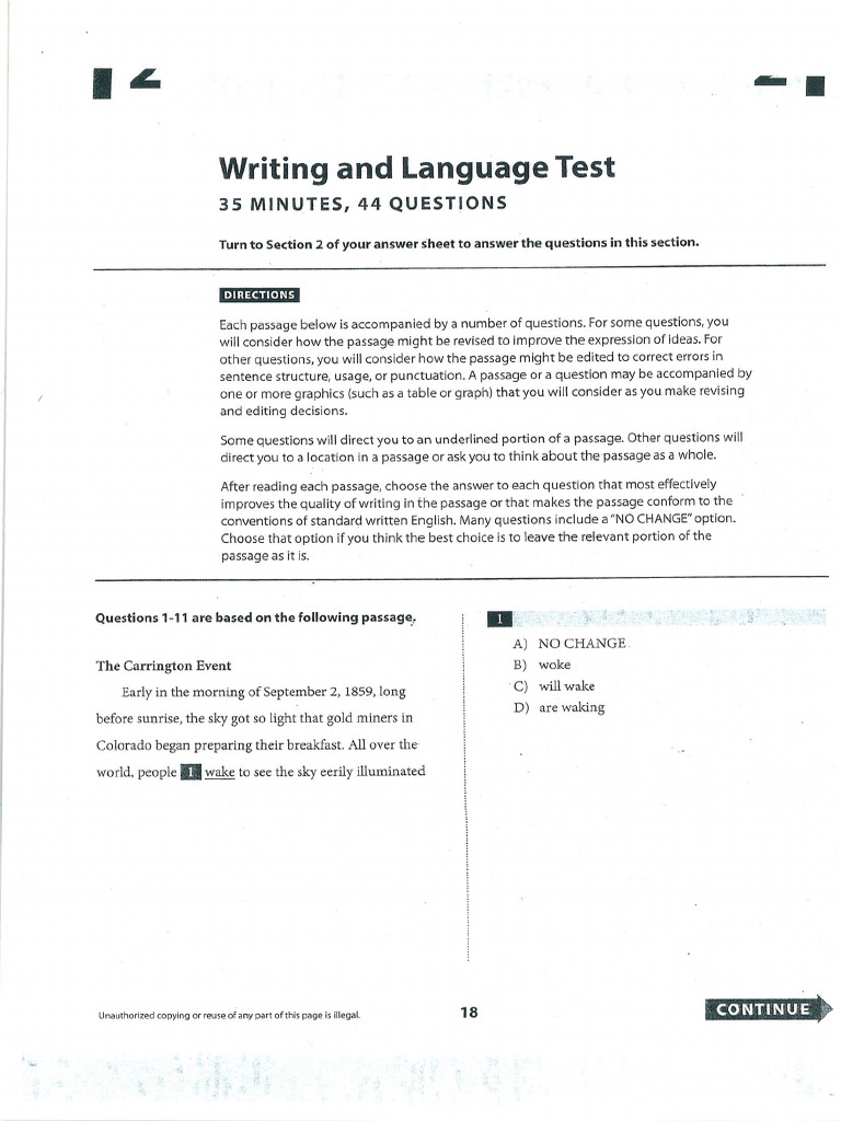 Writing Test | PDF