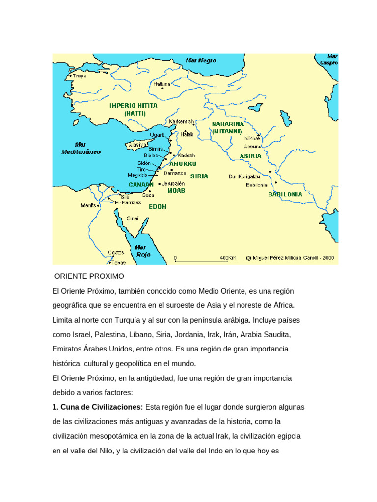 Oriente Proximo | PDF | Cerca del este | Historia antigua