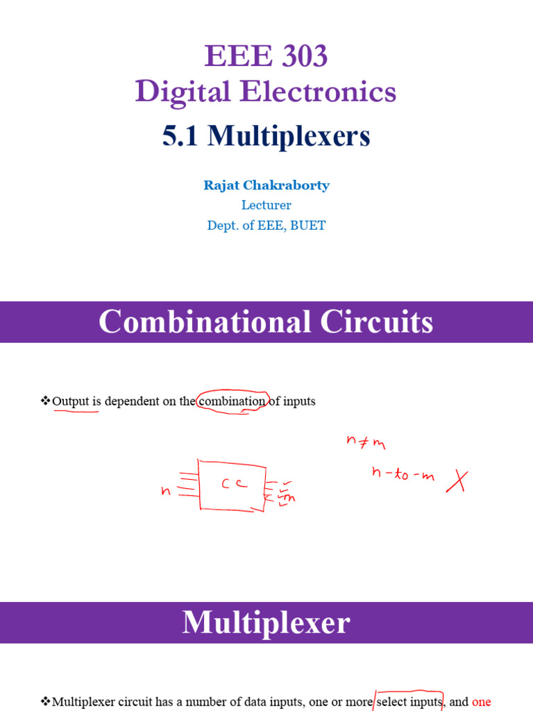 5.1 Multiplexers | PDF