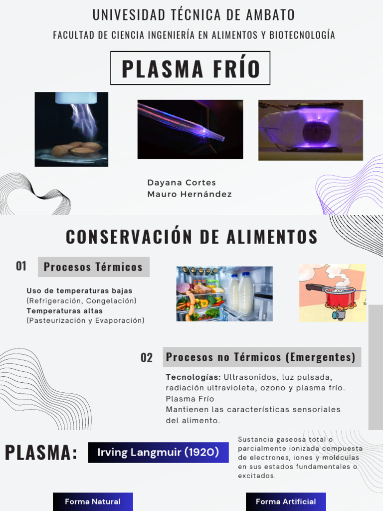 Plasma Frío | PDF | Temperatura | Plasma (Física)