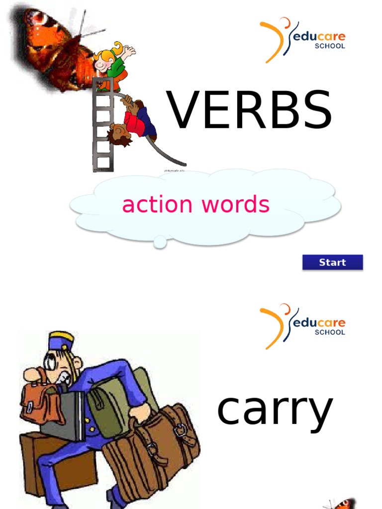 Verbs Flashcards 51861 | PDF