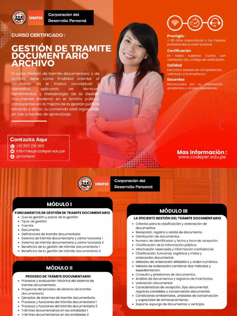 Curso de Tramite Documentario y Archivo | PDF