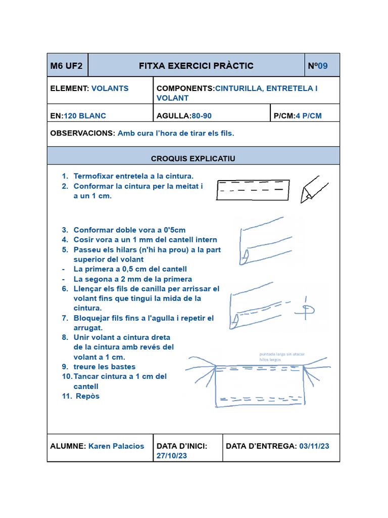 M6 UF2 Fitxa Exercici Pràctic Nº: Element: Components | PDF