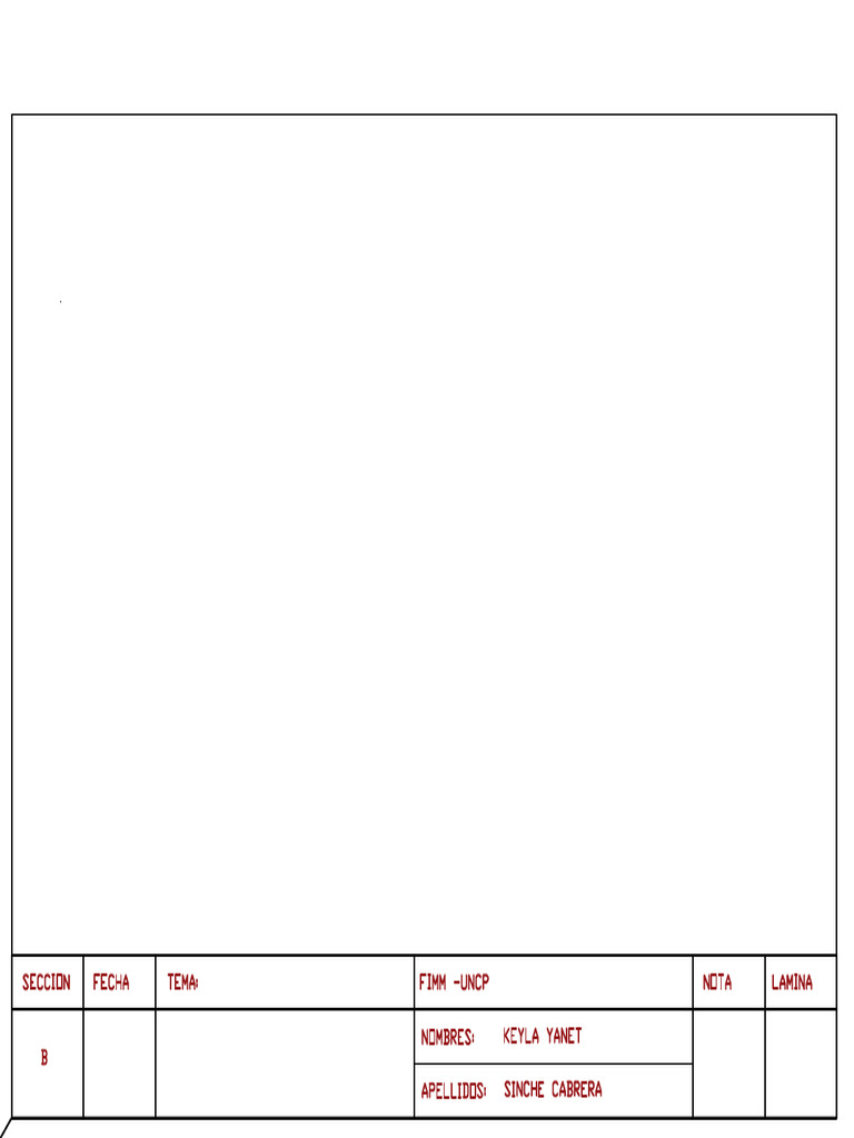 Plantilla Autocad 01-A4 Cua | PDF