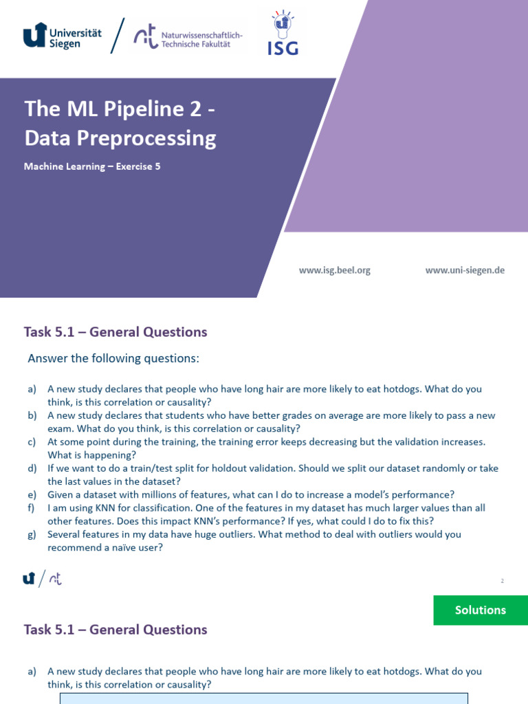 Exercise5 - The ML Pipeline Part 2 | PDF | Quartile | Descriptive ...