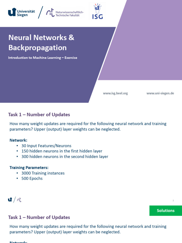 Exercise8 - Neural Networks Backpropagation | PDF | Artificial Intelligence | Intelligence (AI ...