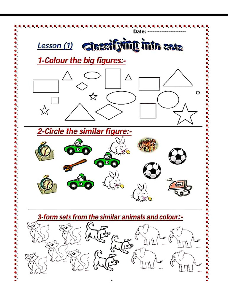 Math KG 1 | PDF
