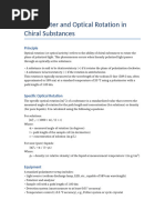 USP Optical Rotation Guidelines | PDF | Chirality (Chemistry ...