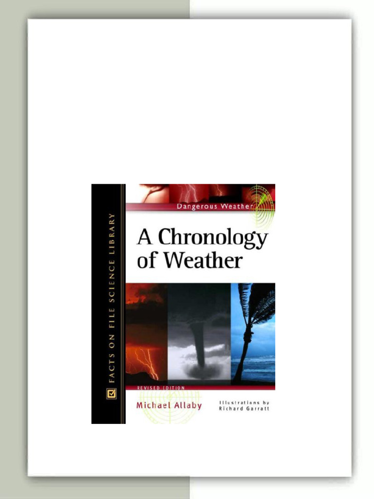 A Chronology of Weather Michael Allaby pdf download | PDF | Weather ...