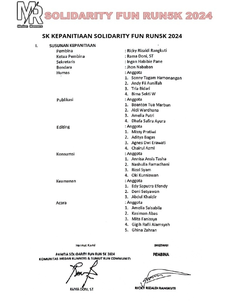 SK Kepanitiaan | PDF