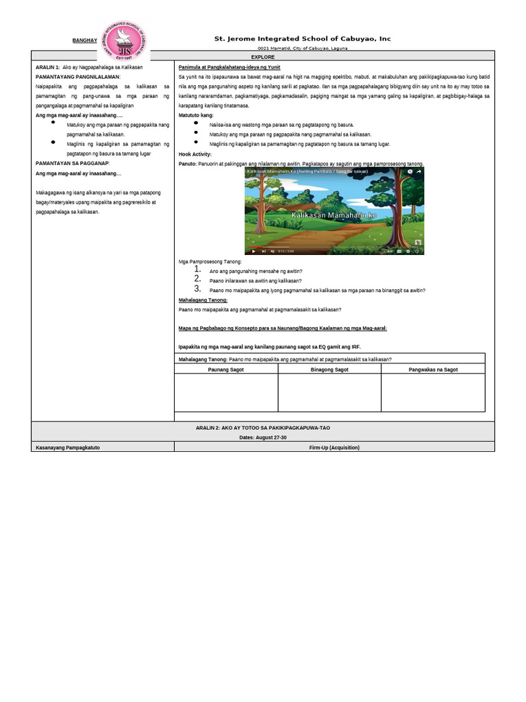 GMRC 1 - Aralin 5 | PDF