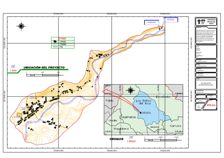3.1 Plano de Ubicación (1) .DWGg-Layout1 | PDF | Geodesia | Cartografía