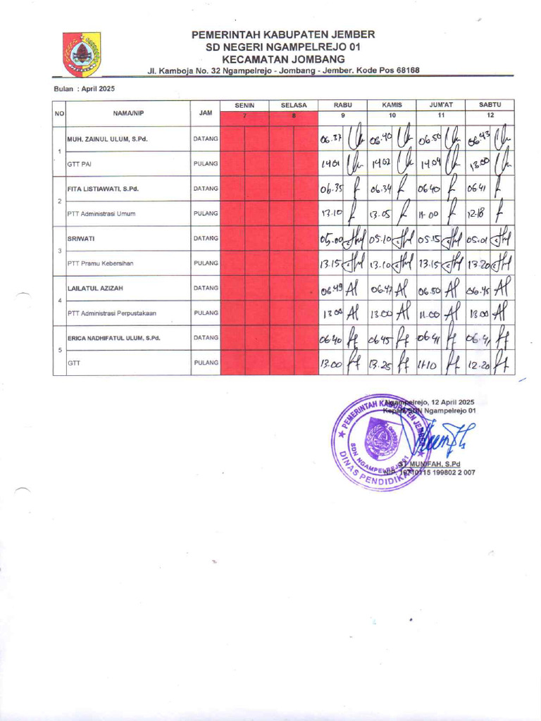 Absen Mei0005 - Merged | PDF