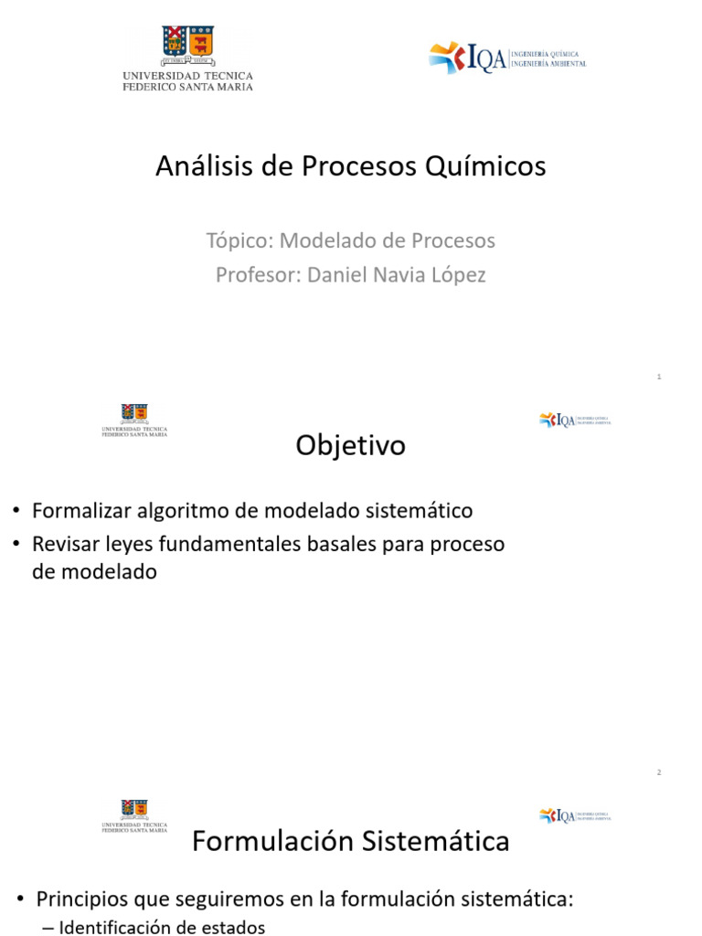 02 Modelado de Procesos | PDF | Equilibrio químico | Importar