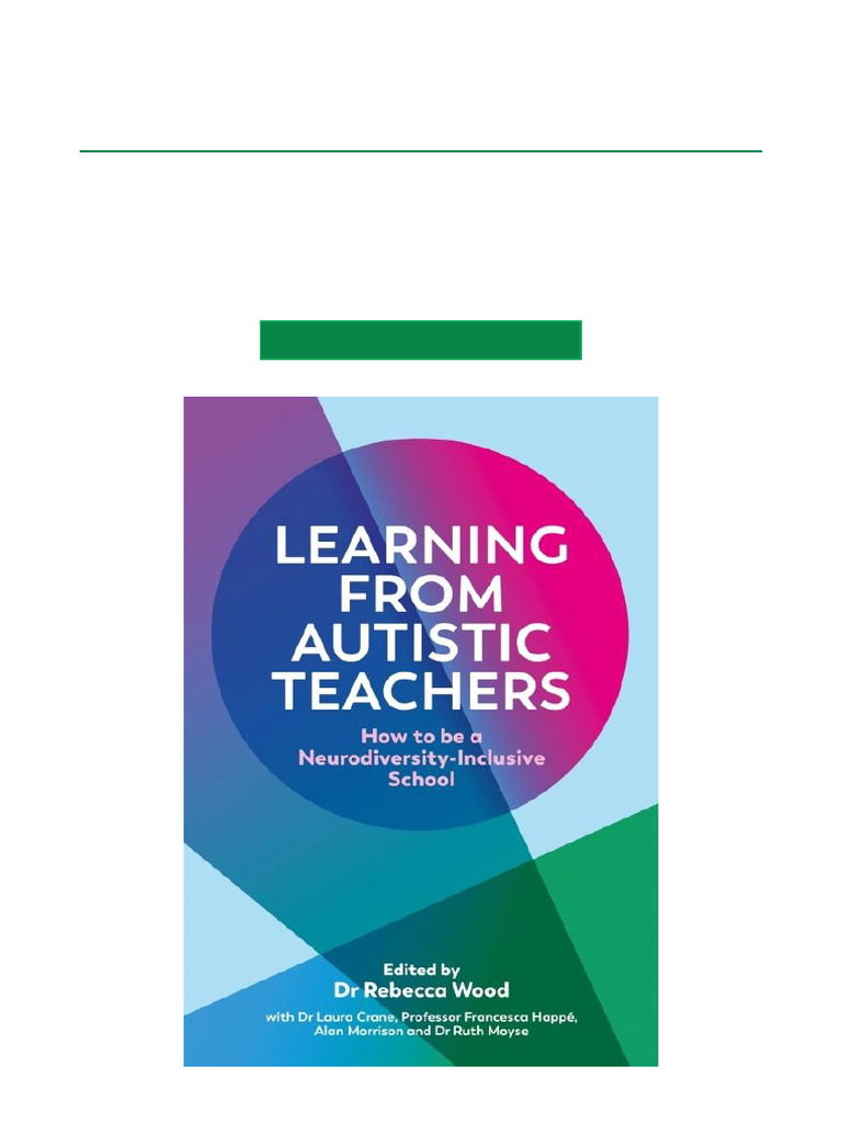 Autistic Teachers: Building Inclusive Schools | PDF | Autism ...