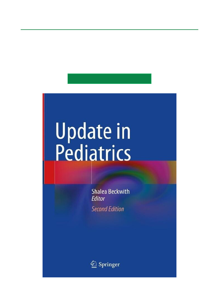 Update in Pediatrics 2nd Edition Full Chapter Download | PDF | Puberty | Adolescence