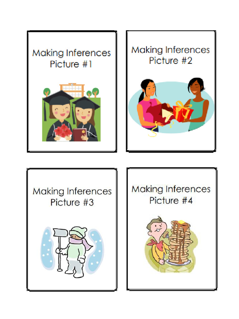 Making Inferences Task Cards | PDF