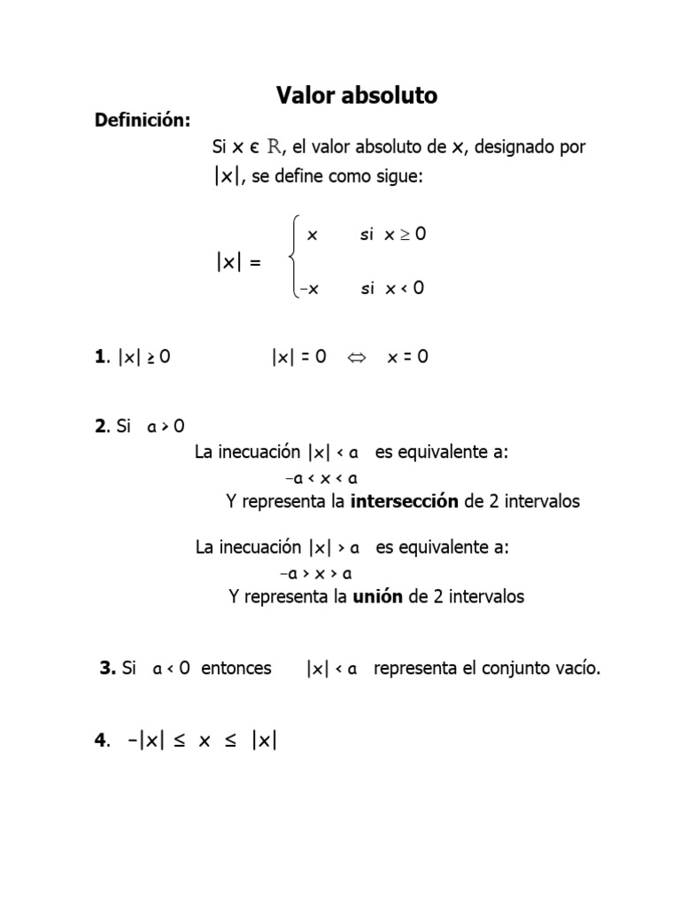 Valor Absoluto | PDF