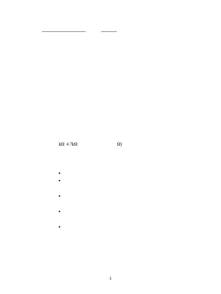 Section 1 - Electrical Principles and Measure | PDF | Resistor | Voltage