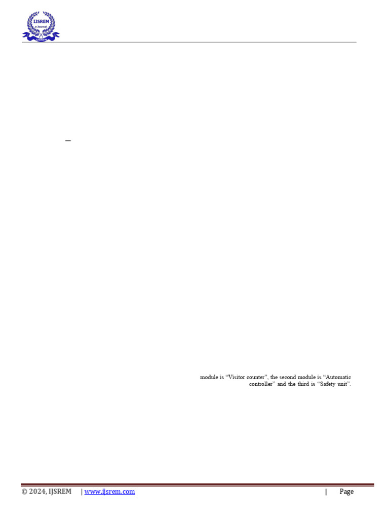 Automated Energy Saving and Safety System Using Microcontroller | PDF ...