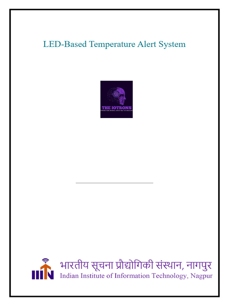 Temperature Alert System | PDF | Internet Of Things | Computing