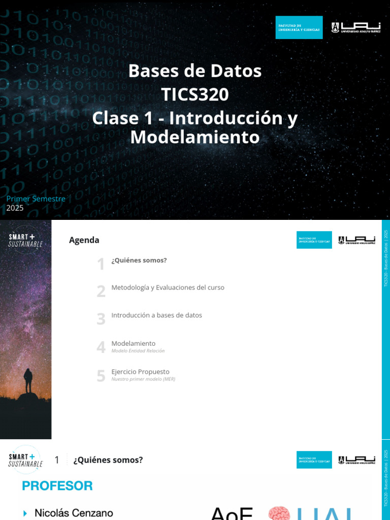 Clase 1 - IntroducciÃ N y Modelamiento-3 | PDF | SQL | Bases de datos