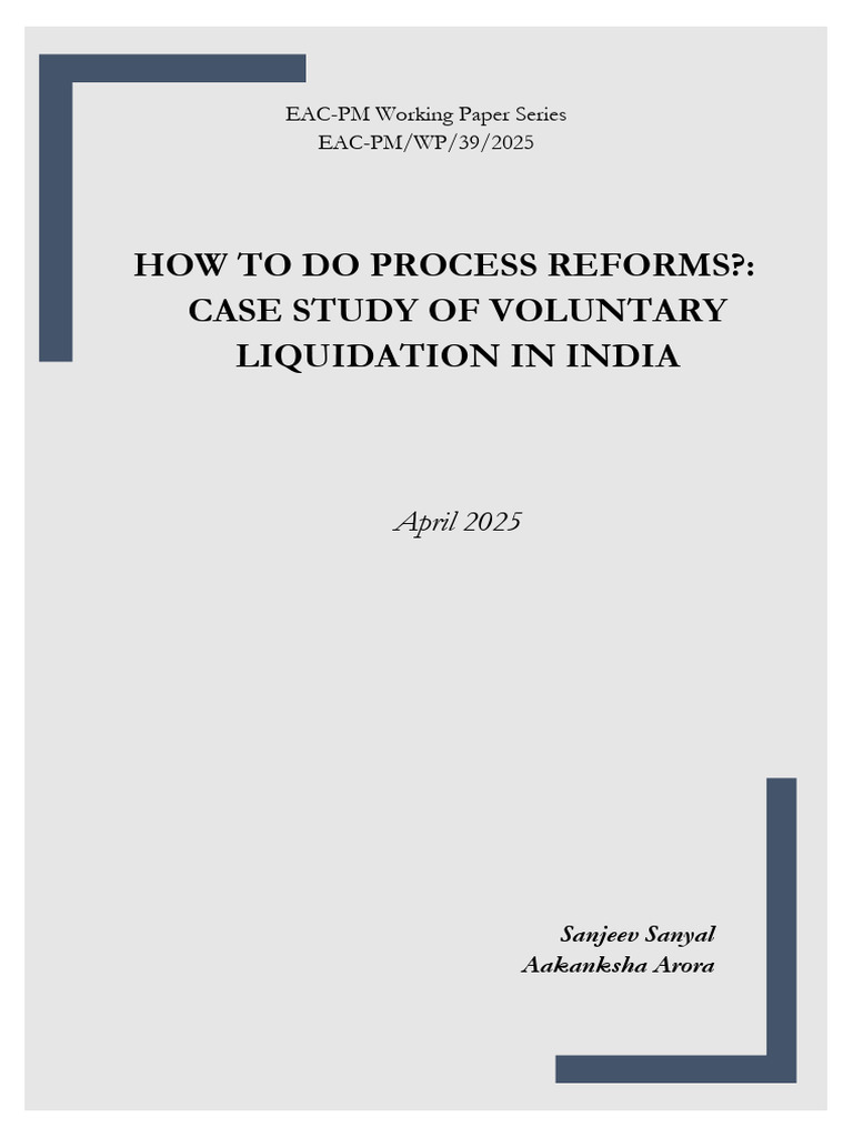 Case Study On Voluntary Liquidation 11th April | PDF | Insolvency ...