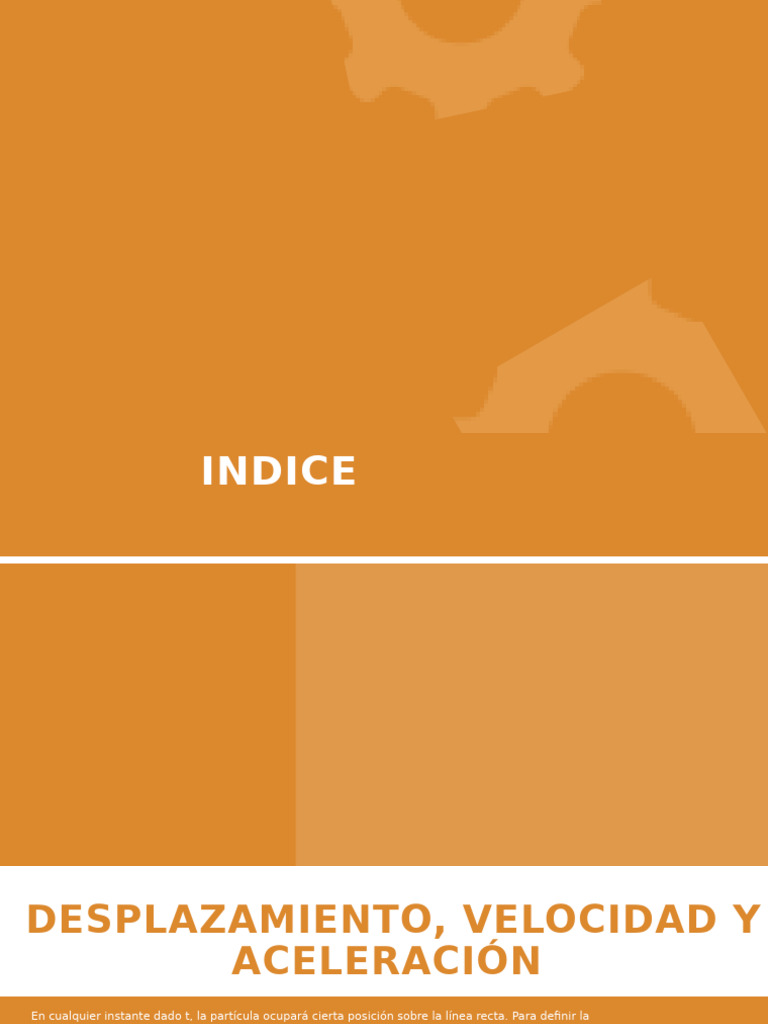Desplazamiento, Velocidad y Aceleración | PDF | Vector Euclidiano | Aceleración