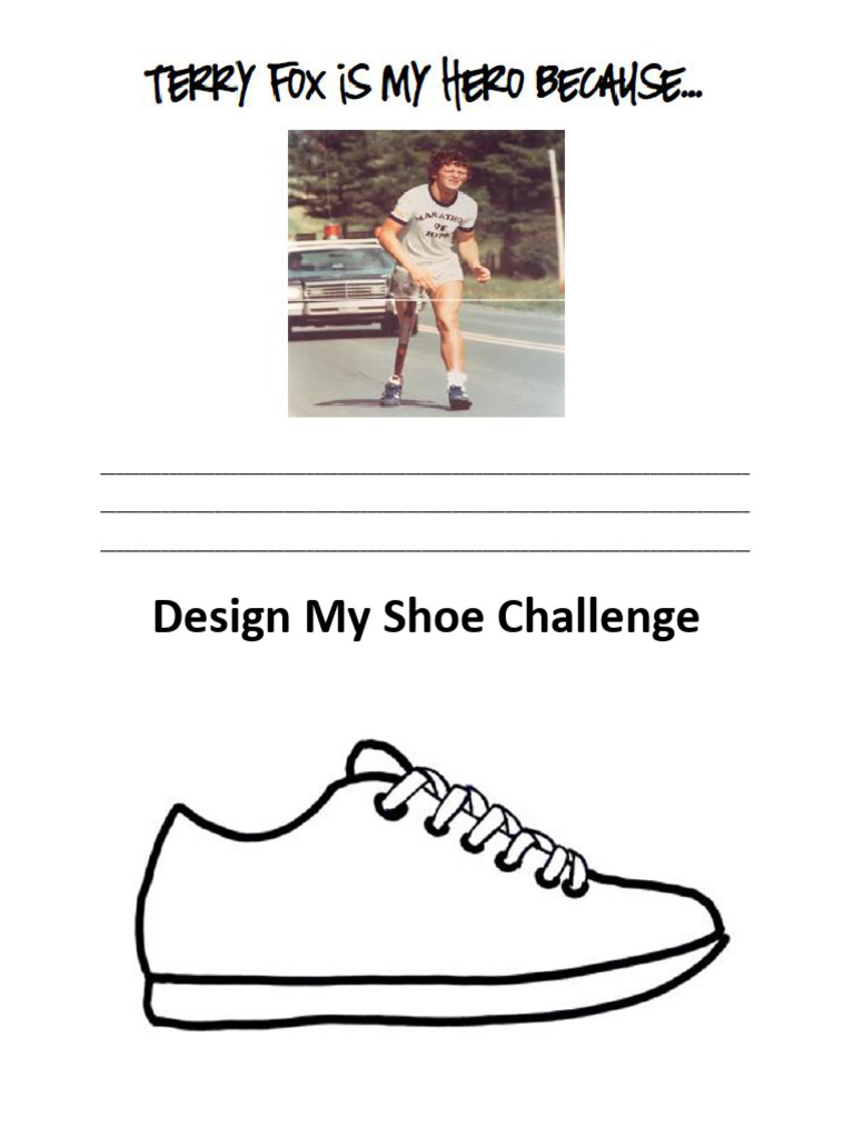 Terry Fox Write Up Grade 1 | PDF