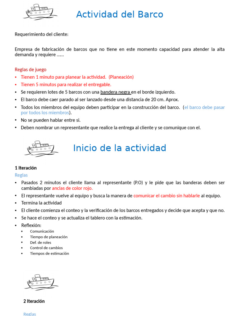 Actividad Del Barco | PDF