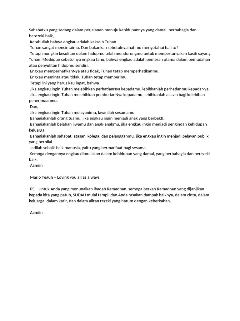 Mario Teguh | PDF