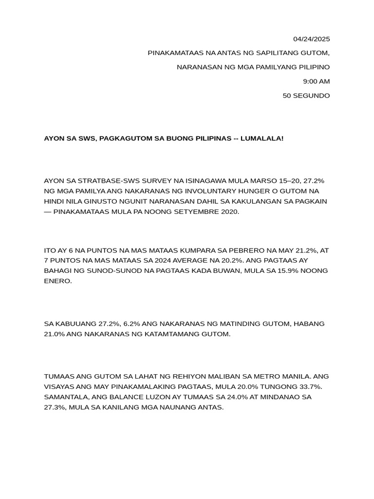 News Tagalog | PDF