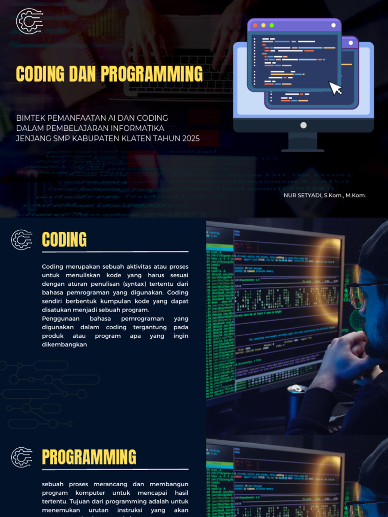 Perbedaan Coding dan Programming | PDF