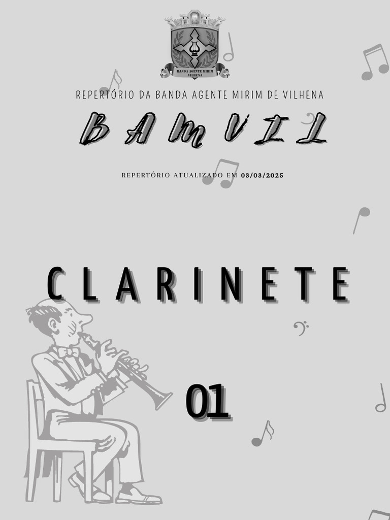 Repertório Atual da Banda Agente Mirim | PDF