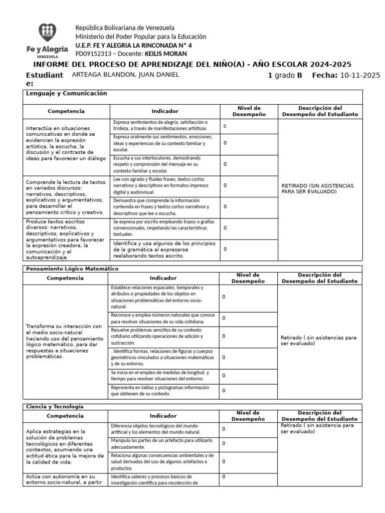 Boletas Primer Grado-B (V2) | PDF | Matemáticas | Pensamiento