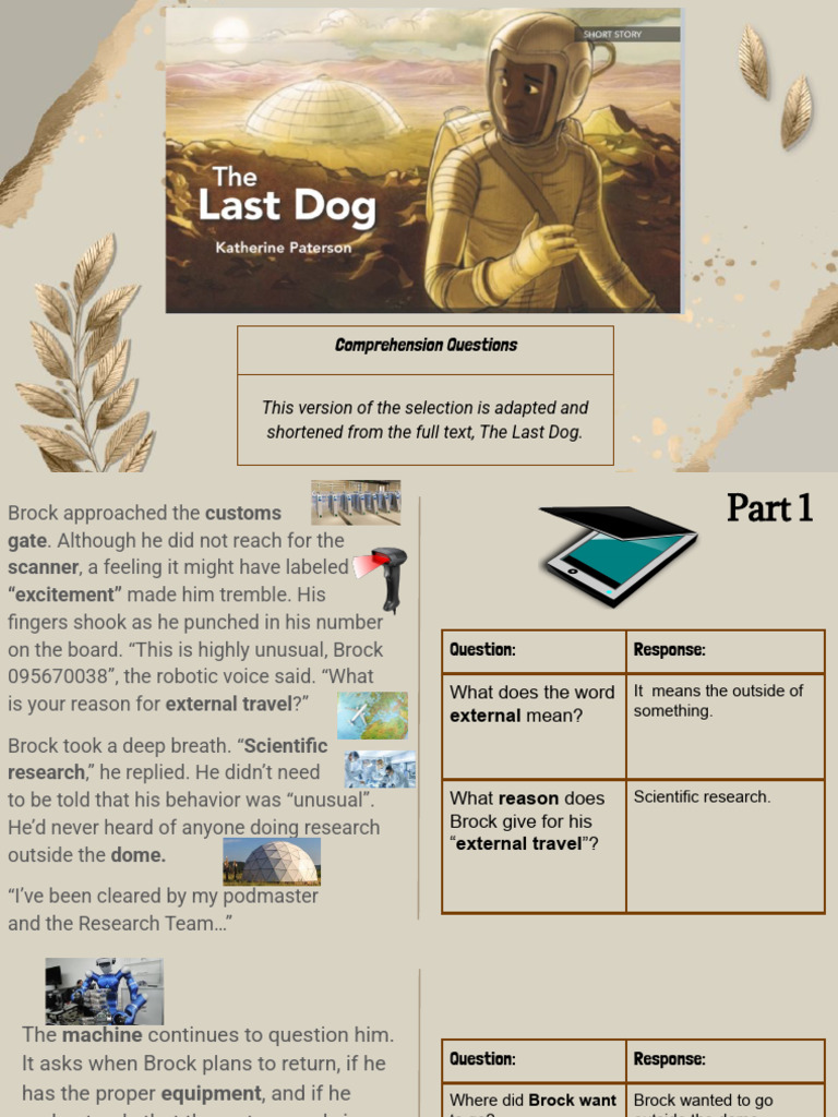 Hicel Paredes Jimenez - Copy of Unit 2C_ The Last Dog Part 1_2 | PDF