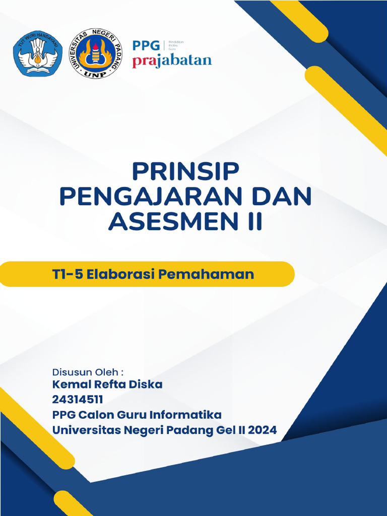 T1-5 Elaborasi Pemahaman - PPA II - Kemal Refta Diska | PDF