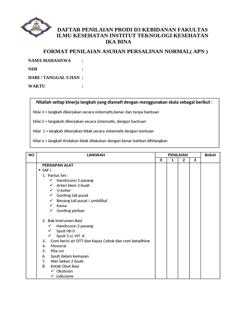 Format 60 Langkah Apn | PDF
