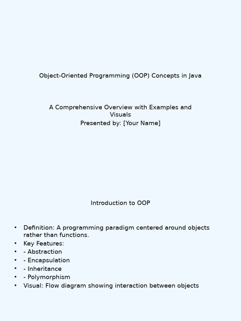 Updated_OOP_Concepts_Java_Presentation | PDF