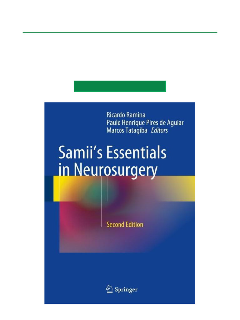 Samii's Essentials in Neurosurgery 2nd Edition Final Version Download ...