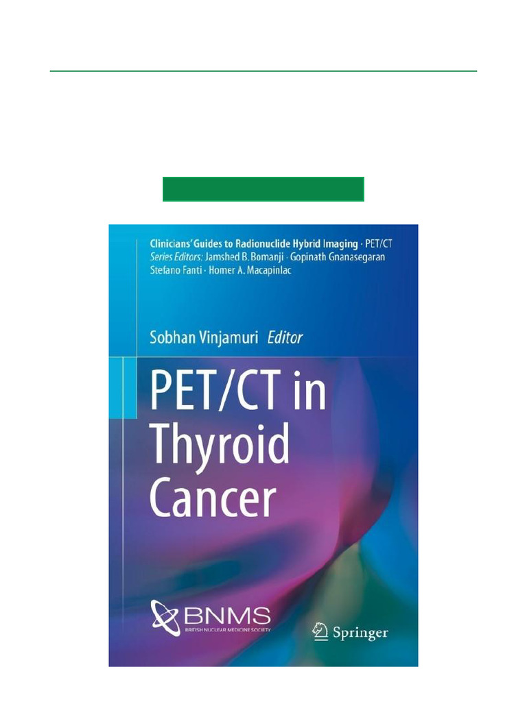 PET/CT in Thyroid Cancer Management | PDF | Cancer | Thyroid