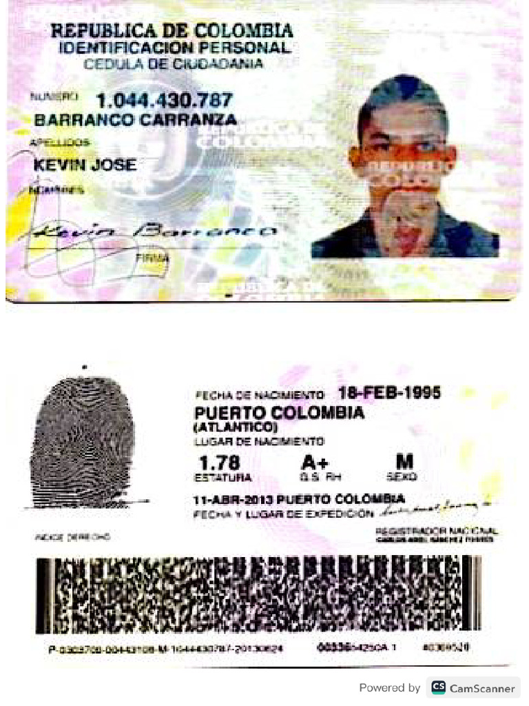 Cédula Kevin | PDF